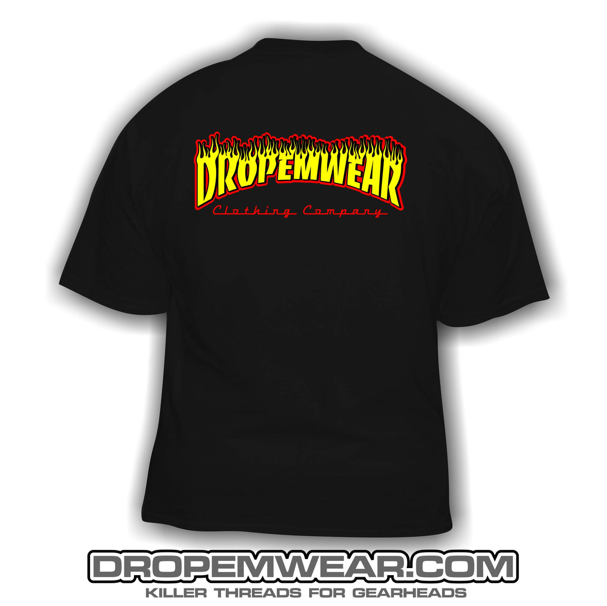 DROP EM WEAR THRASHER LOGO (RED/YELLOW) – Drop Em wear clothing
