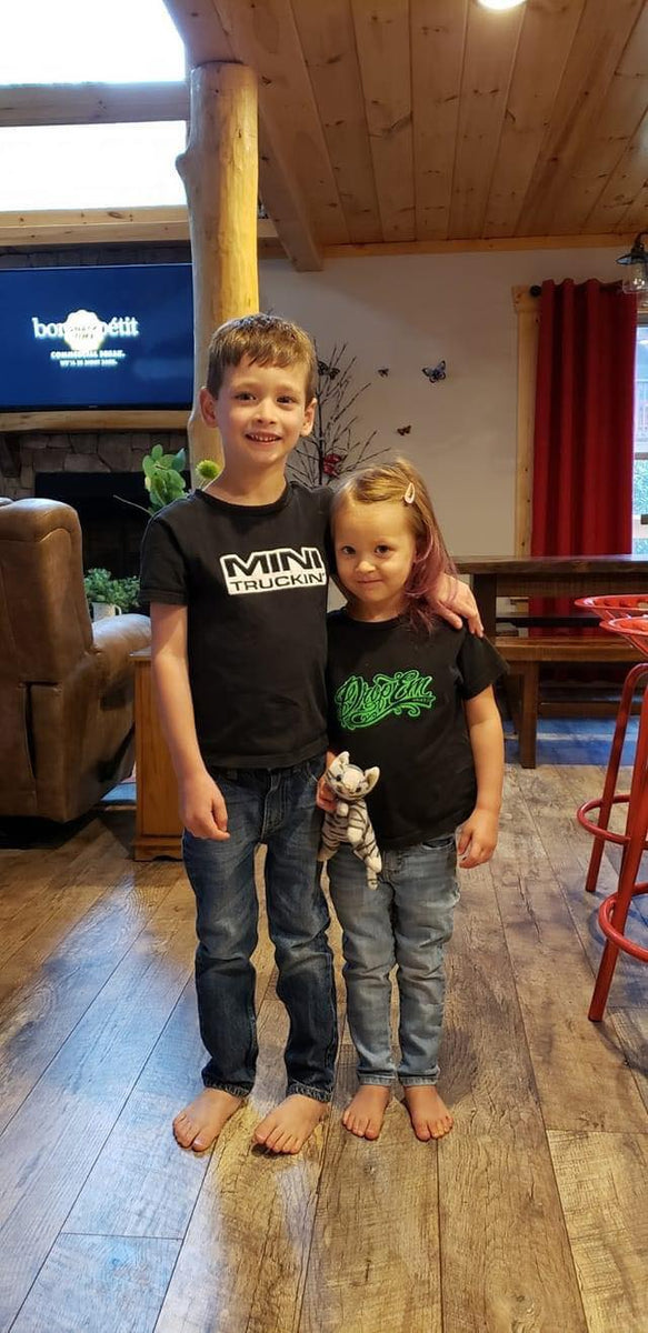 DROP EM WEAR KIDS T-SHIRT SCRIPT LIME BLACK – Drop Em wear clothing