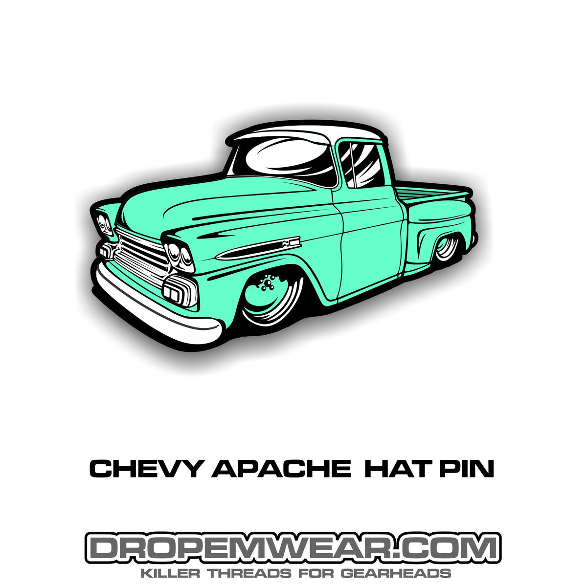 CHEVY APACHE HAT PIN (#38) – Drop Em wear clothing
