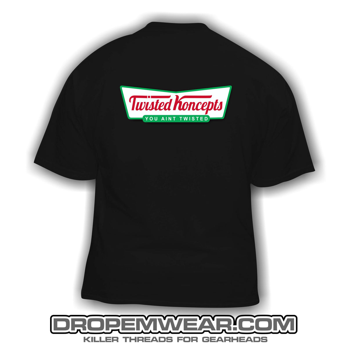 TWISTED KONCEPTS KRISPY KREME LOGO T-SHIRT BLACK – Drop Em wear clothing