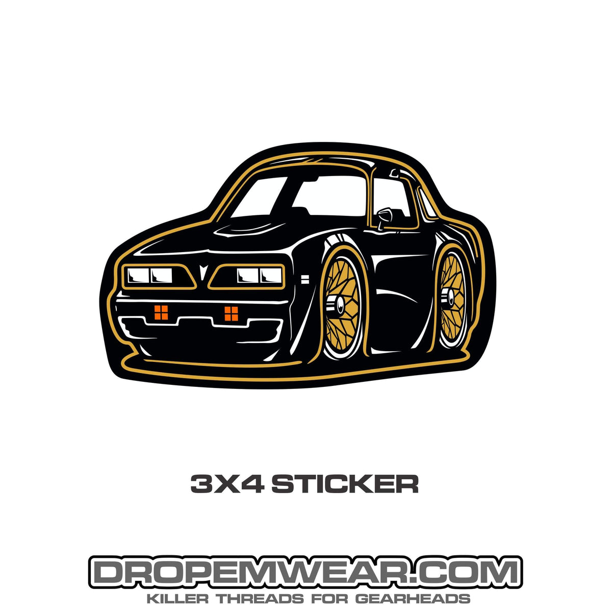 BANDIT STICKER – Drop Em wear clothing